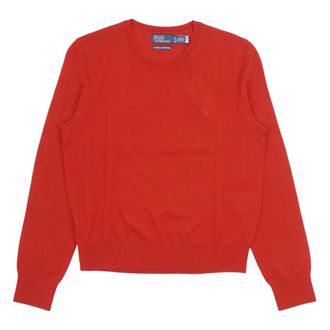 Polo Ralph Lauren Femme, Pulls, Rouge, Taille: 40 FR Maille ras du cou