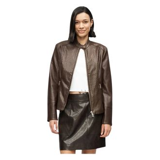 Guess Femme, Vestes, Brun, Taille: 36 FR Claudine Biker