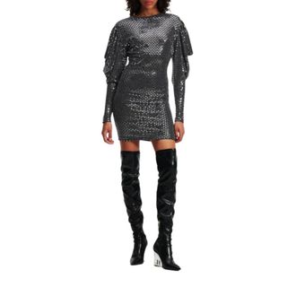 Karl Lagerfeld Sequin Dress - - Dresses - Damen - Grau - S