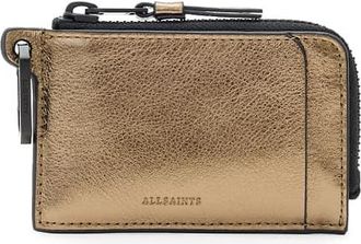 AllSaints Remy - Geldbörse in warmem Messing-Gelb