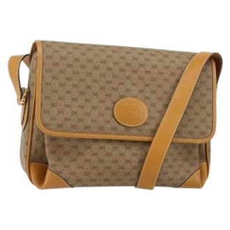 Gucci Sac Bandouli&egrave;re Vintage Pre-owned - Femme - Pre-owned - Beige - Taille: ONE Size