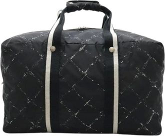 Chanel unisex, Pre-owned, Noir, Taille: ONE Size Sac Week-end en Nylon Pre-owned