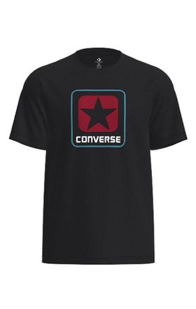 Converse T-Shirt BOX LOGO TEE sportlicher Stil, aus Baumwolle und Polyester