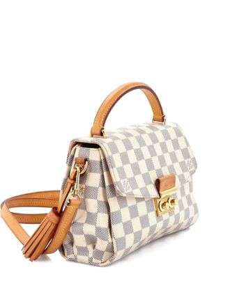 Louis Vuitton Croisette Handbag Damier crossbody bag - Wei&szlig;