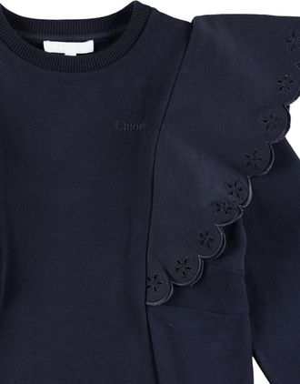 Chlo&eacute; Cotton Dress - Blue
