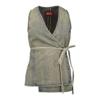 Diesel Damen, Jacken, Grau, MGr&ouml;&szlig;e