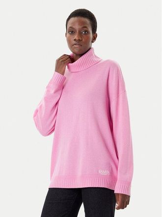 Liu Jo Rollkragenpullover TF5179 MS026 Rosa Regular Fit