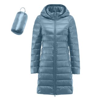 Generic Steppjacke Damen Leicht Wasserdicht - Übergangsjacke Damen Kurz/Lang Daunenjacke Jacke Herbst Winter Steppmantel Leichte Tragejacke Gesteppt Stepp Win