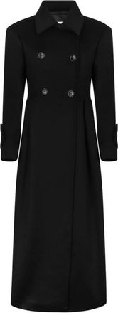 Max Mara Femme, Manteaux, Noir, Taille: 34 FR Beati Long Coat