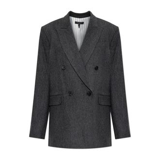 Rag & Bone Blazer en laine - Femme - Vestes - Gris - Taille: 38 FR