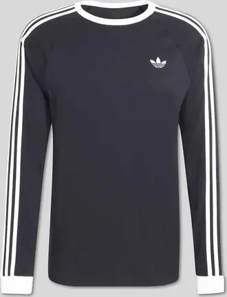 adidas Originals Regular Fit Sport-Langarmshirt aus reiner Baumwolle