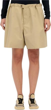 Maison Margiela Femme, Shorts, Beige, Taille: 36 FR Shorts d&eacute;contract&eacute;s