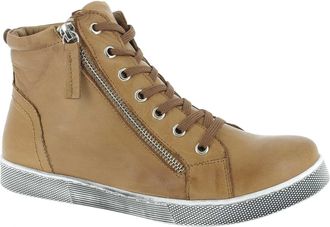 Andrea Conti Damen High Top Sneaker, Brandy, 39 EU