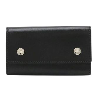 Herm&egrave;s Pre-owned &Eacute;tui porte-cl&eacute;s en Box Calf 6 crochets - Femme - Pre-owned - Noir - Taille: ONE Size