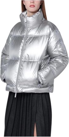 Herno Femme, Vestes, Gris, Taille: 40 FR Giubbotto Piumino Laminar