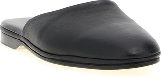 Brioni Leather Flat - Black