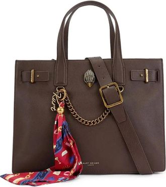 Kurt Geiger Cabas Sloane - Femme - Sacs - Brun - Taille: ONE Size