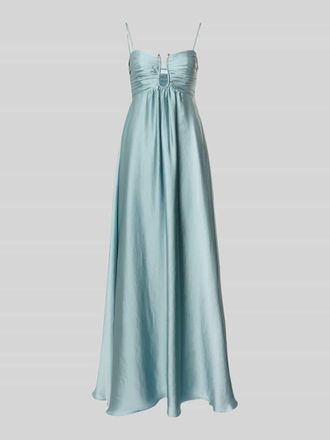 Jake*s Abendkleid mit Drapierungen und Spaghettitr&auml;gern
