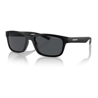 Arnette Homme, Accessoires, Noir, Taille: 53 MM Lunettes de soleil noires/grises Deya AN 4340