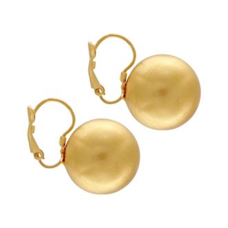 Dansk Copenhagen Franz&ouml;sische Haken-Kugelohrringe - - Accessories - Damen - Gelb - ONE SIZE