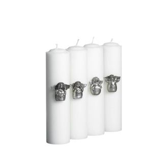 N&auml;&auml;sgr&auml;nsg&aring;rden Kerzenstecker aus Keramik