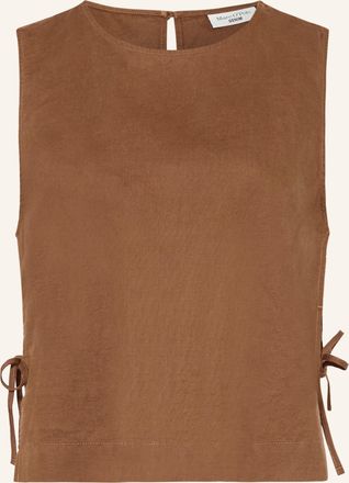 Marc O'Polo Denim Marc Opolo Denim Blusentop Mit Leinen braun