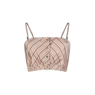 Liu Jo Top cropped &agrave; rayures