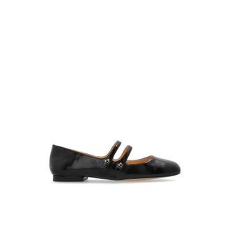 Coach Femme, Chaussures, Noir, Taille: 39 1/2 EU Ballarines en cuir
