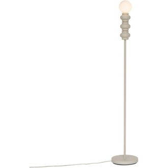 QAZQA Retro Stehleuchte Beige mit mattiertem Glas - Fedde