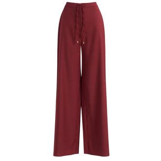 Max Mara Mstcrisma Weite Hose - - Trousers - Damen - Rot - 3XS