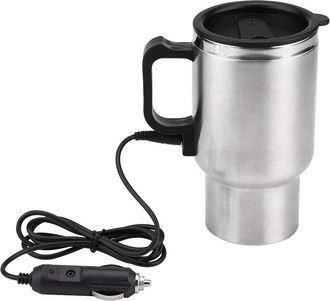 Bediffer Für Tauchsieder 12 Volt -- Auto-Heizbecher Ersetzen Sie Den Professionellen 12-V-450-Ml-Elektro-Auto-Edelstahl-Auto-Reise-Reise-Heizbecher Kaffee-Teeb