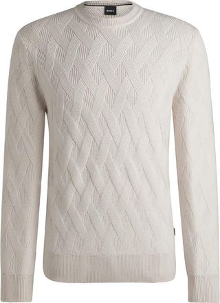 HUGO BOSS Pullover f&uuml;r Herren, Regul&auml;r (Wei&szlig;)