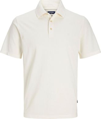Jack & Jones Herren Jprbluwilliam Wash Ss Polo Poloshirt, Cloud Dancer, M