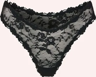 SKIMS Skims String Stretch Lace schwarz