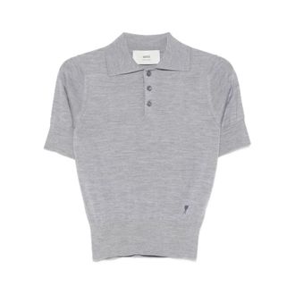 Ami Polo Shirts - - Knitwear - Damen - Grau - XL
