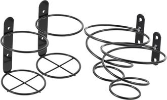 Cabilock 4 St&uuml;ck Teiliges Wand weinregal aus Metall Modern Stabile Wandmontage Einzelner Flaschenhalter f&uuml;r Weinflaschen f&uuml;r Bar K&uuml;che Party und Geschenk