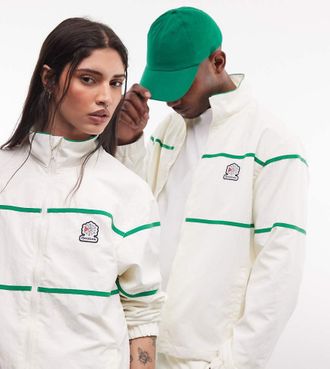 Reebok Exclusivit&eacute; ASOS - Reebok - Veste coupe-vent - Blanc cass&eacute;