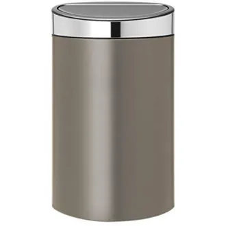 Brabantia Poubelle 40 L Platinium - Touch Bin