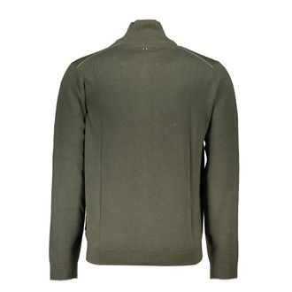 Napapijri Half-Zip Wool Sweater - Green