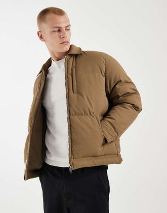 Redefined Rebel Doudoune oversize coupe carr&eacute;e - Taupe-Gris
