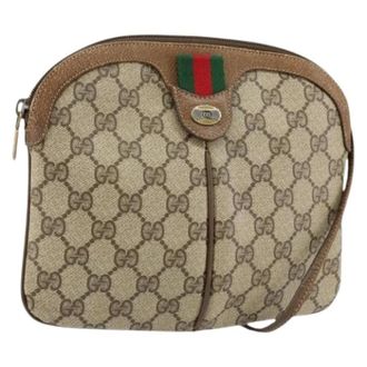 Gucci Sac bandouli&egrave;re en toile Pre-owned - Femme - Pre-owned - Beige - Taille: ONE Size