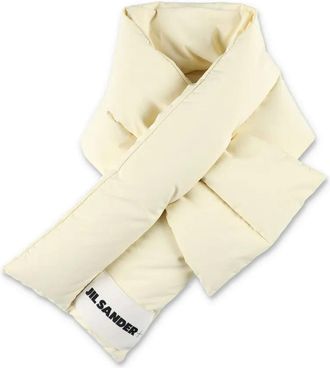 Jil Sander T&uuml;cher & Schals - Quilted Down Scarf With Plush Goose Down Filling - Gr. unisize - in Beige - f&uuml;r Damen