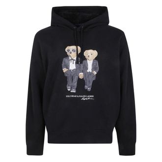 Polo Ralph Lauren Homme, Sweatshirts et sweats &agrave; capuche, Noir, Taille: S SweaT-shirt Ourson de F&ecirc;te Polo Ralph Lauren