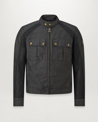 Belstaff Veste En Coton Cir&eacute; Temple Pour Homme Coton Cir&eacute; Noir 2xl