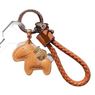 Generic Porte-cl&eacute;s Ann&eacute;e du cheval | Breloque portefeuille en cuir | Pendentif de sac de festival de printemps, pour, adolescents, adultes, collectionneurs, &eacute;