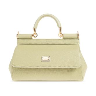 Dolce & Gabbana Femme, Sacs, Vert, Taille: ONE Size Sicily Mini Handbag