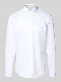 Seidensticker Slim Fit Business-Hemd mit Knopfleiste