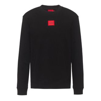 HUGO BOSS Hugo - Diragol Sweatshirt f&uuml;r Herren, Rundhalsausschnitt (Schwarz)