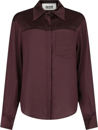 Silvian Heach Ropara Hemd - - Blouses & Shirts - Damen - Braun - M