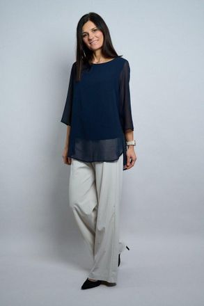 Seidel Moden Langarmbluse Otto exclusiv in eleganter 2 in 1 Optik - MADE IN GERMANY